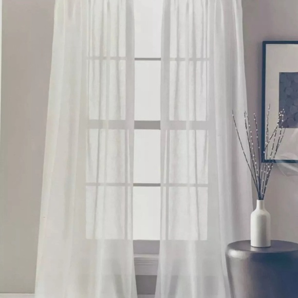 Dkny | Accents | Dkny 28 X 84 Two Back Tab Pinch Pleat Downtown Sheer ...